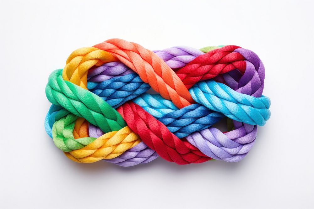 Colorful intertwined braided ropes | Free Photo - rawpixel