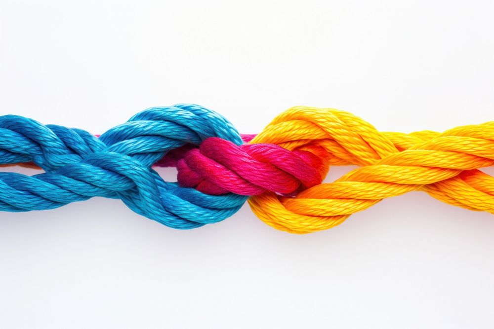 Colorful intertwined ropes connection | Free Photo - rawpixel