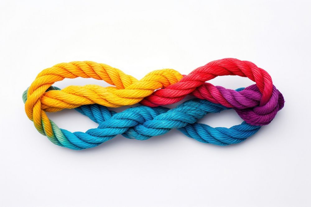 Colorful intertwined rope infinity symbol | Free Photo - rawpixel