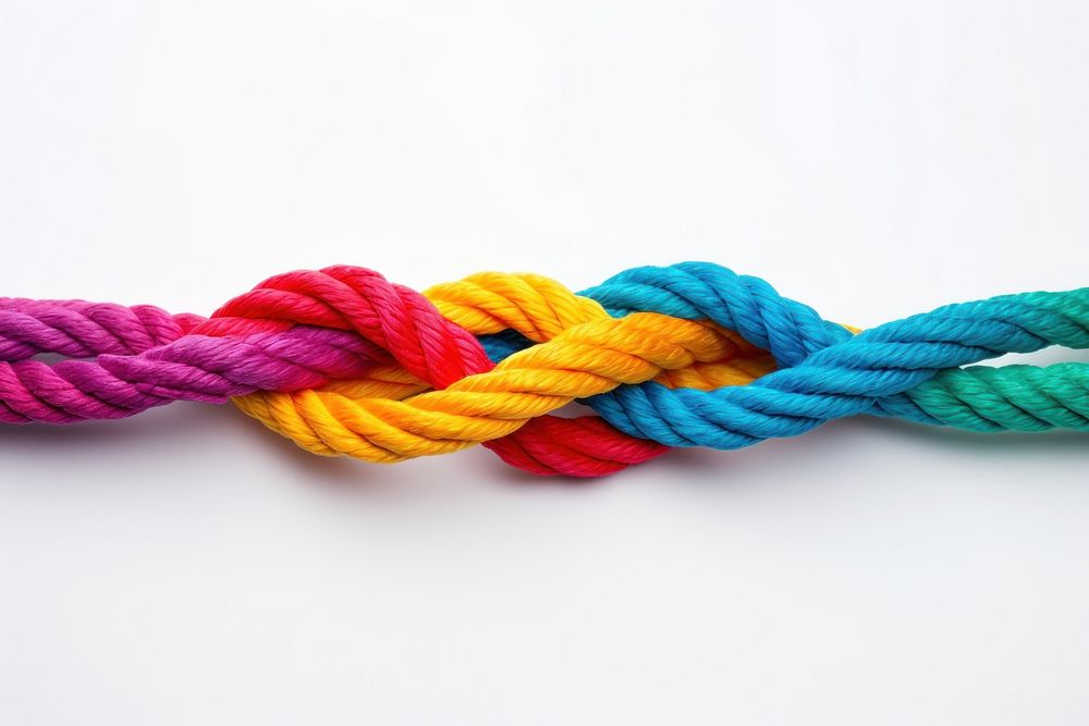 Colorful intertwined ropes symbolizing unity | Free Photo - rawpixel