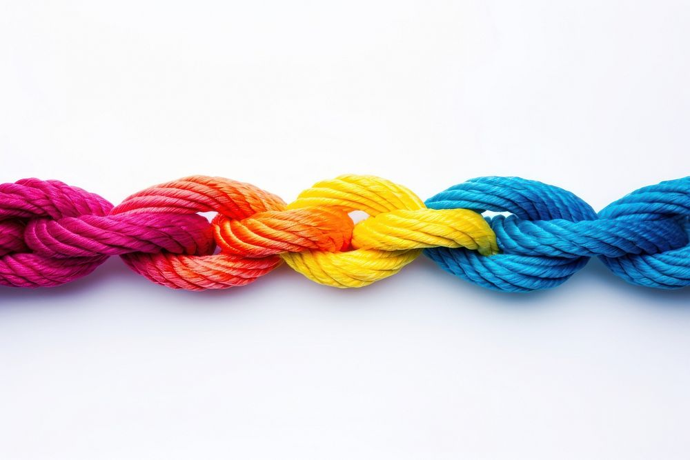Colorful intertwined ropes unity | Free Photo - rawpixel