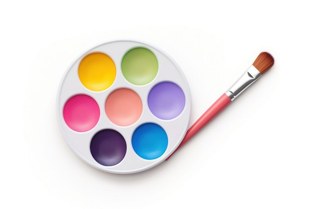 Colorful watercolor palette brush | Free Photo - rawpixel