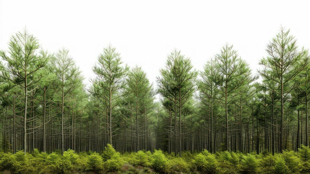 Pitch Pine Forest nature forest | Free Photo - rawpixel