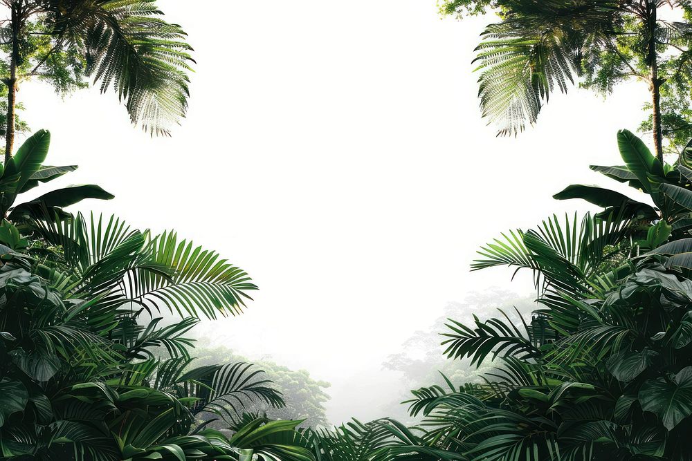 Lush tropical rainforest foliage scene | Premium Photo - rawpixel