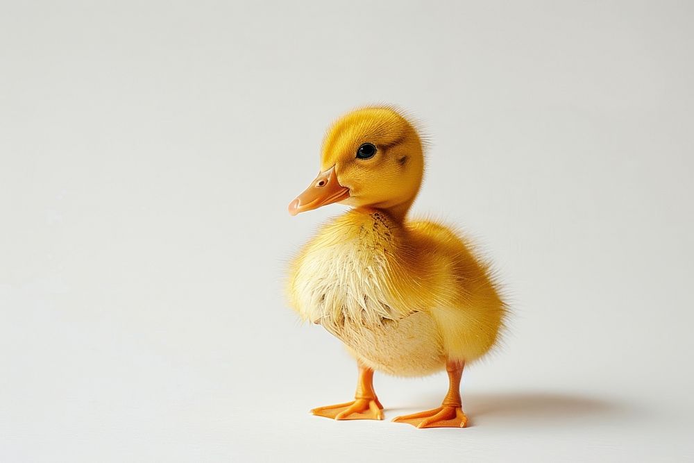 Adorable yellow duckling standing alone | Free Photo - rawpixel