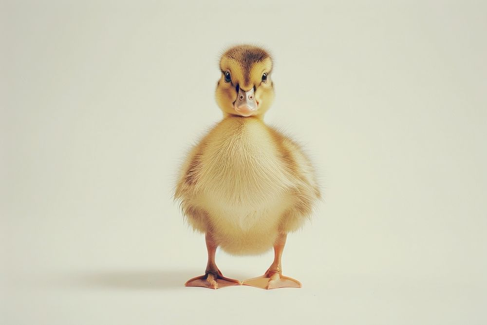 Adorable fluffy duckling standing alone. | Free Photo - rawpixel