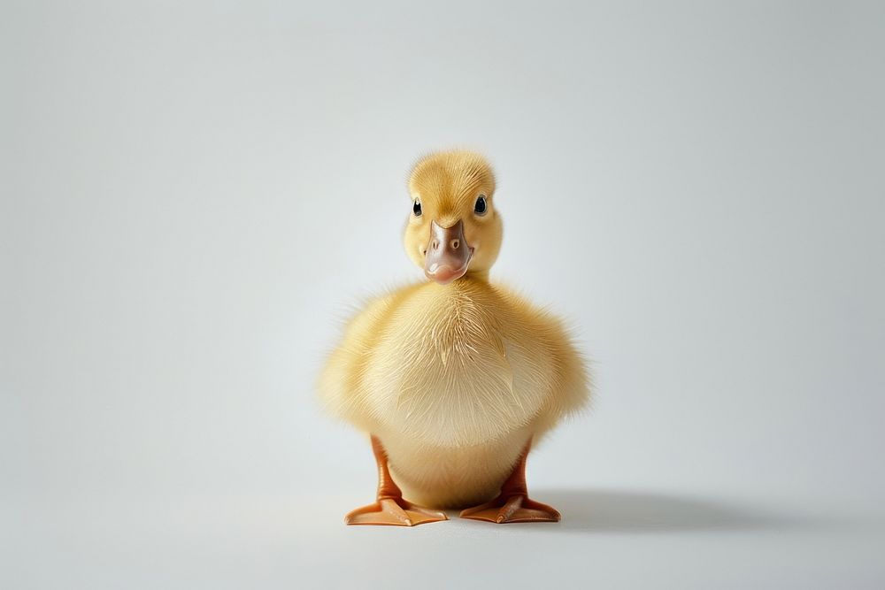 Adorable fluffy duckling standing alone. | Free Photo - rawpixel