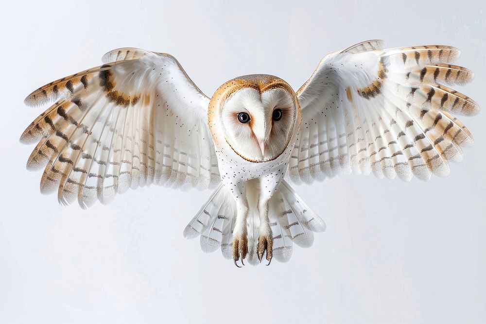Majestic barn owl in flight | Free Photo - rawpixel
