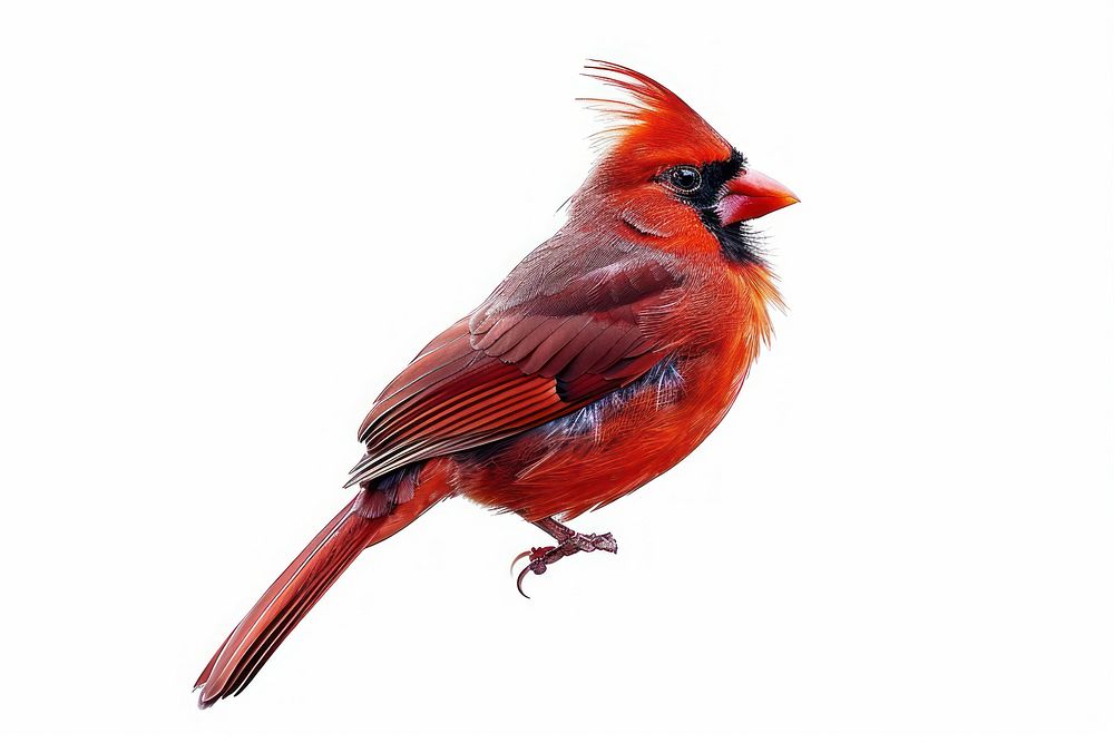 Vibrant cardinal bird isolated background | Free Photo - rawpixel