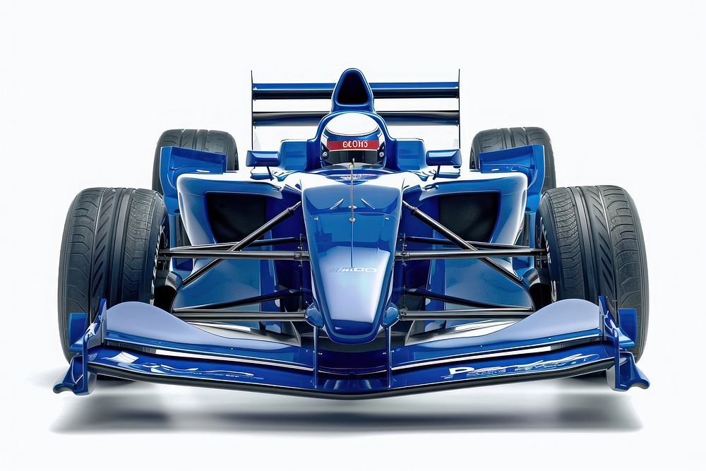Blue race car front view | Premium Photo - rawpixel