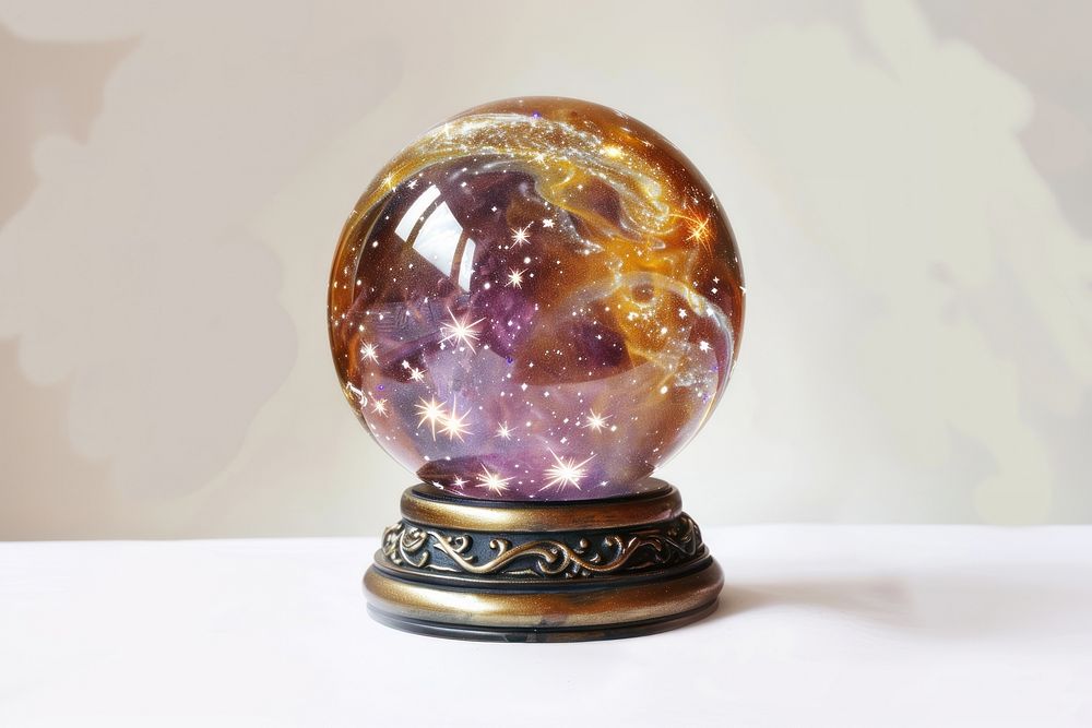 Mystical crystal ball with stars | Free Photo - rawpixel