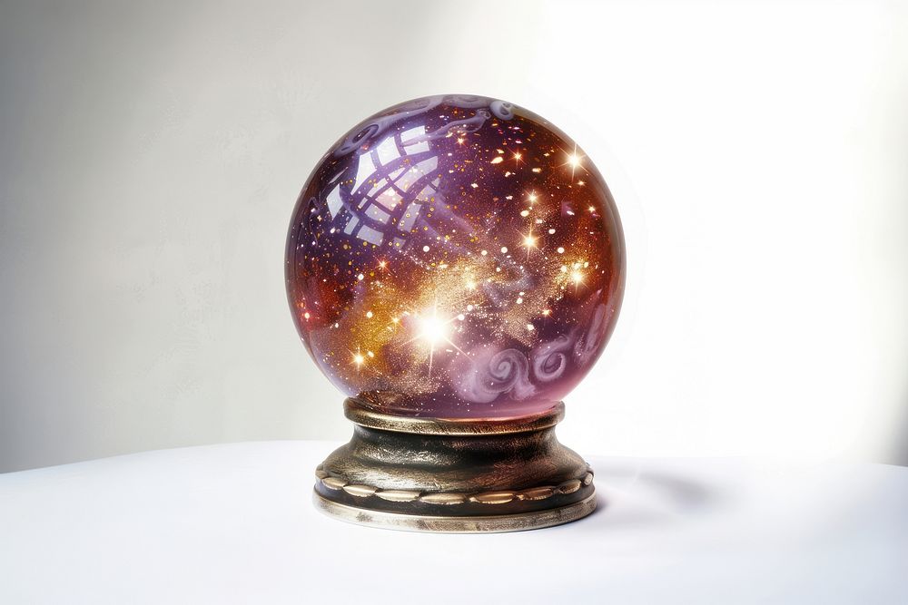 Mystical crystal ball with stars | Free Photo - rawpixel
