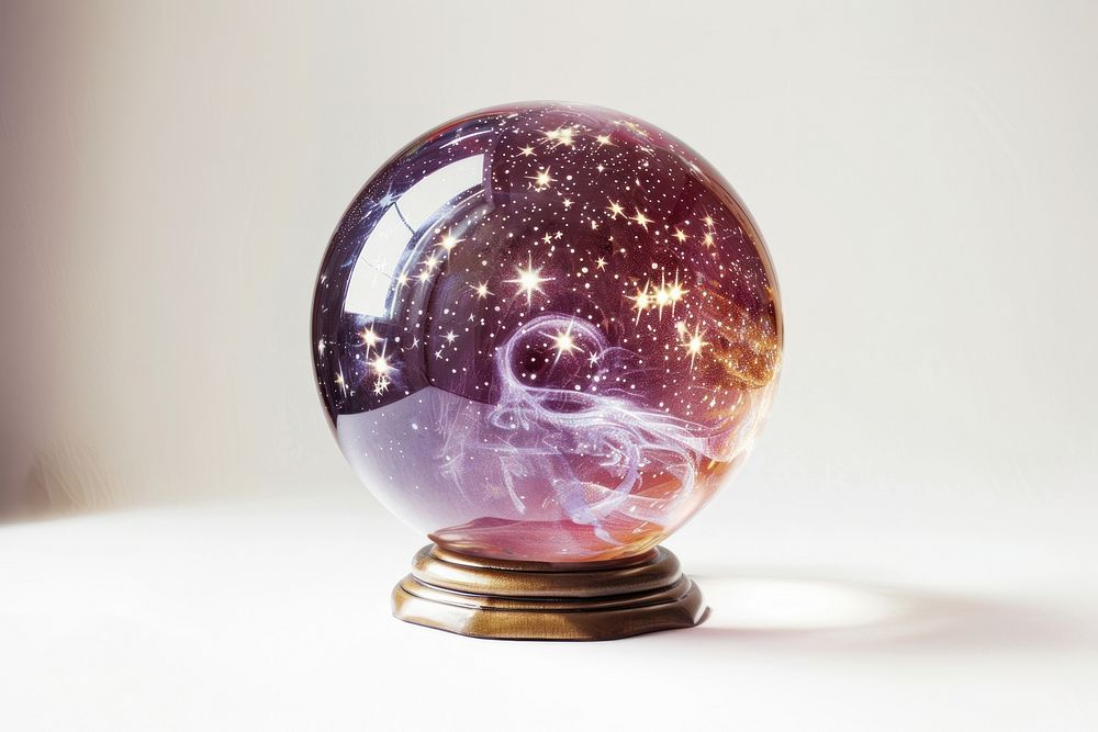 Mystical crystal ball with stars | Free Photo - rawpixel