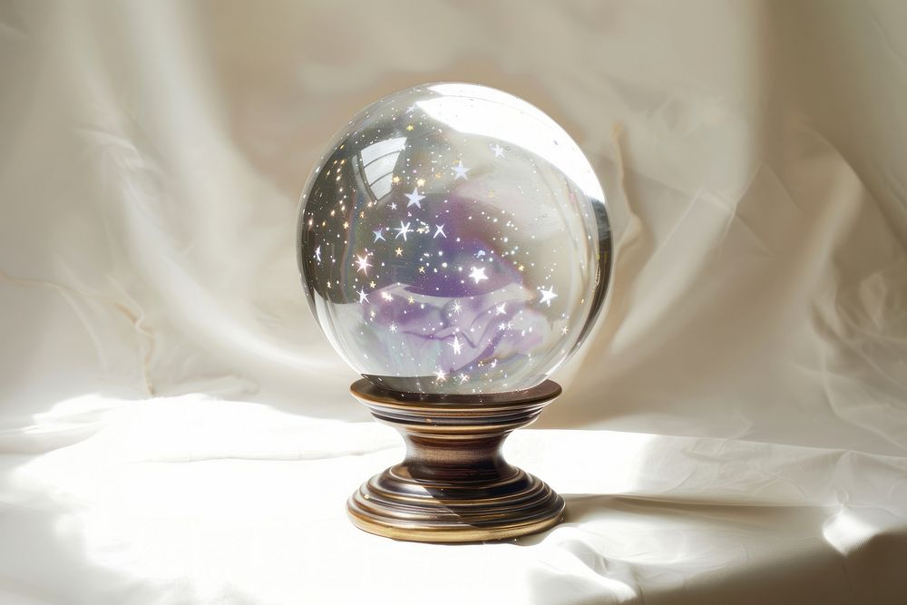 Mystical crystal ball with stars | Free Photo - rawpixel