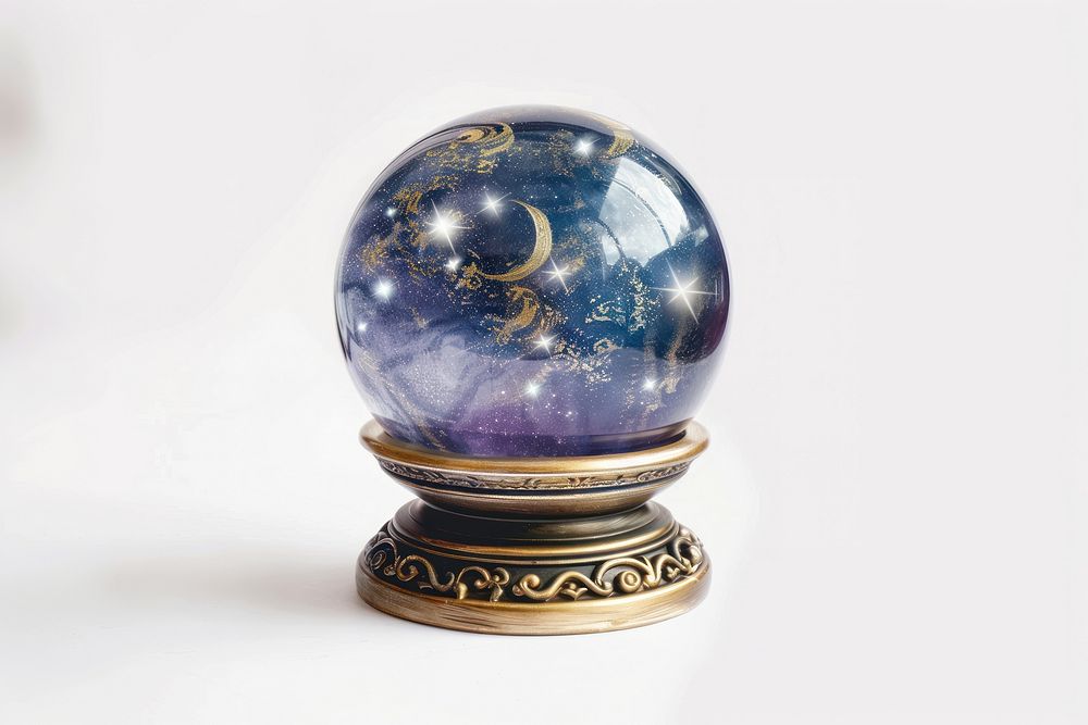 Mystical crystal ball with stars | Free Photo - rawpixel