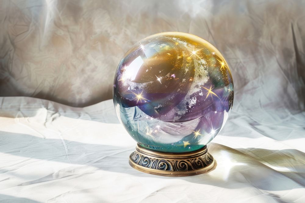 Mystical crystal ball glowing | Premium Photo - rawpixel