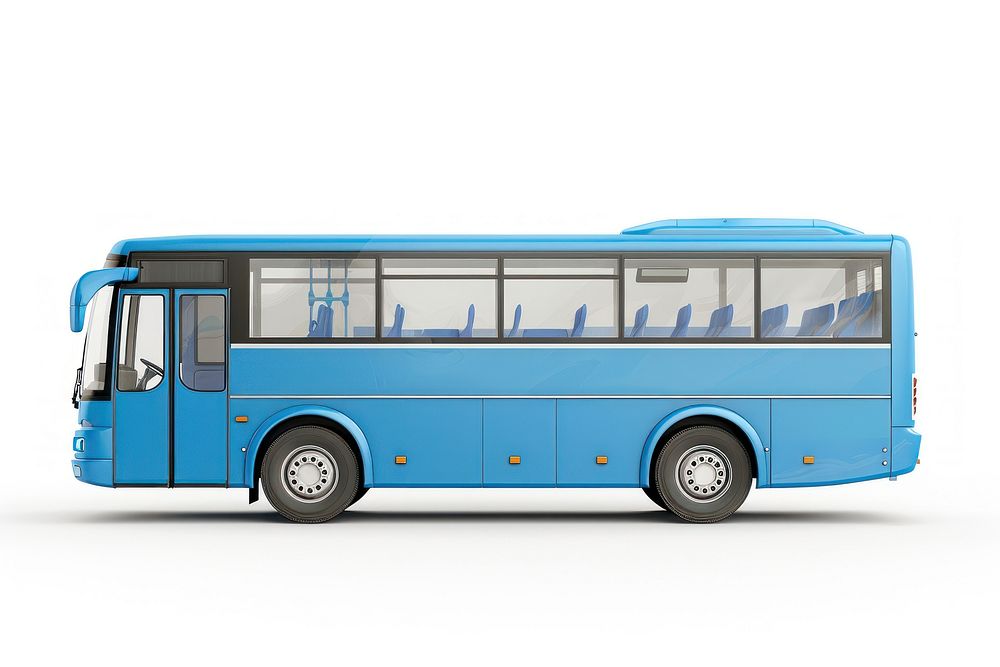 Blue coach bus transportation vehicle | Free Photo - rawpixel