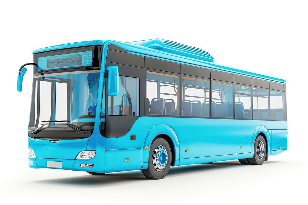 Modern blue city bus transportation | Premium Photo - rawpixel