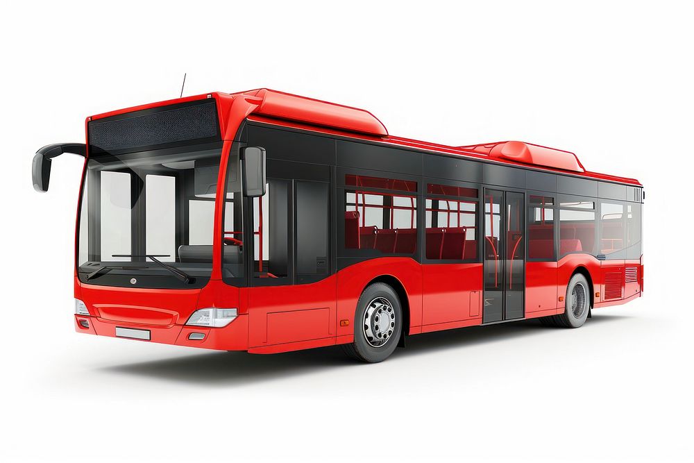 Red modern bus transportation vehicle | Free Photo - rawpixel