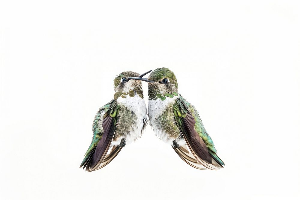 Hummingbirds facing each other | Free Photo - rawpixel