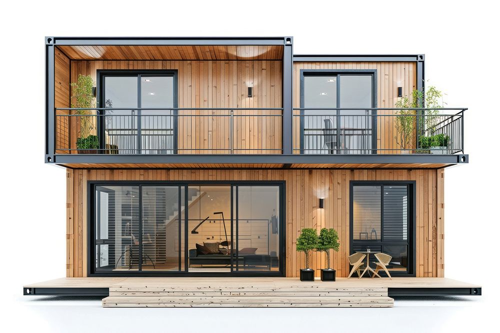 Modern container home exterior design | Free Photo - rawpixel