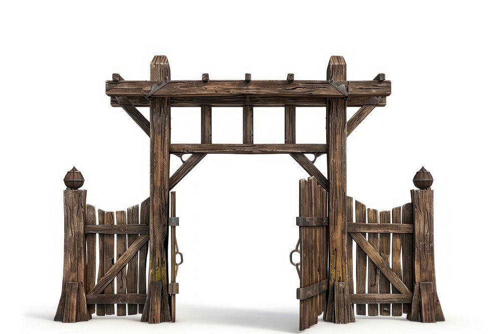Western saloon gate architecture drawbridge | Free Photo Illustration ...