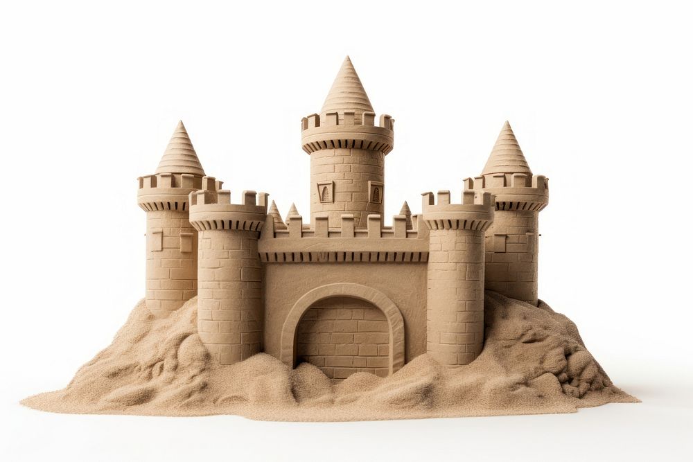 Minimal castle sand architecture shoreline. | Free Photo - rawpixel