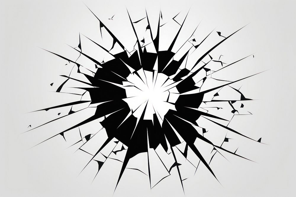 Abstract shattered glass effect | Free Photo Illustration - rawpixel