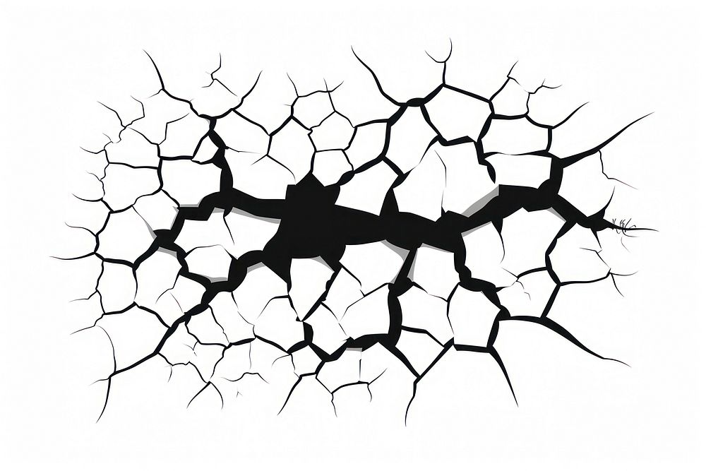 Cracked ground vector illustration | Free Photo Illustration - rawpixel