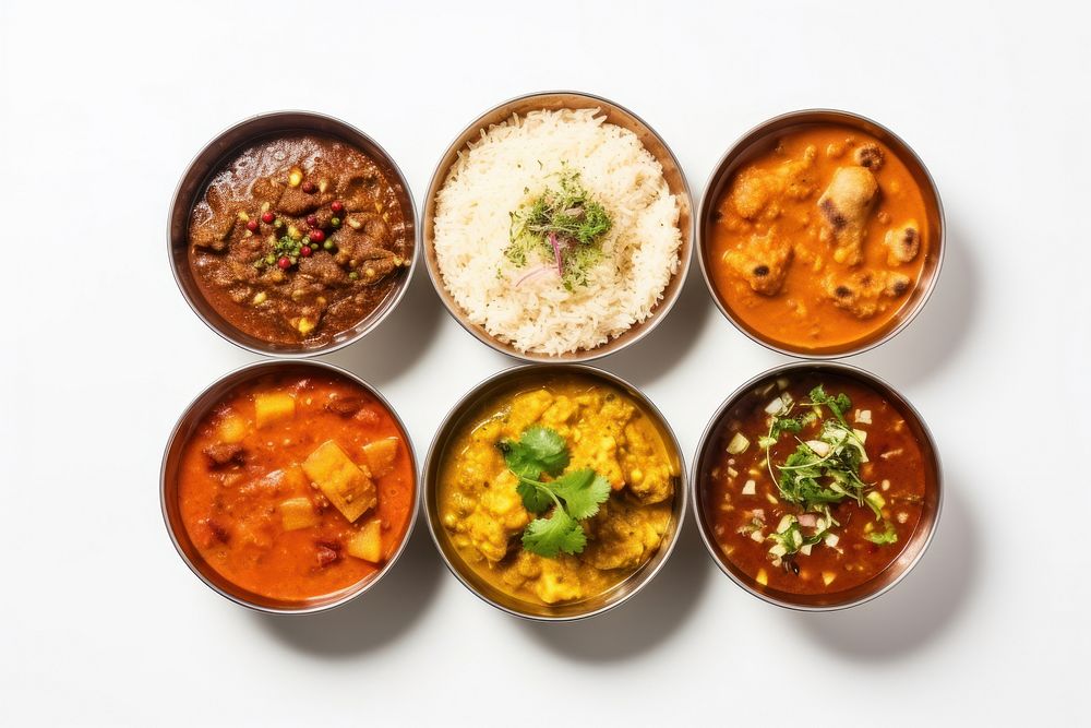 Colorful Indian cuisine in bowls | Free Photo - rawpixel