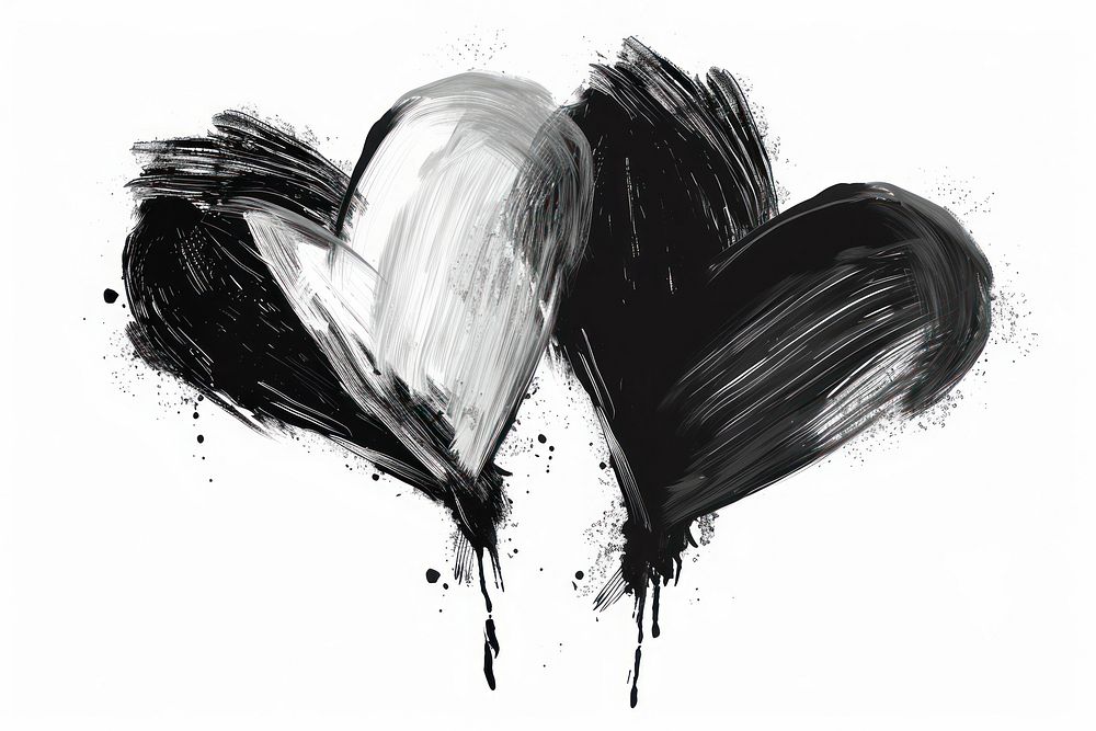 Heart shape illustrated drawing sketch. | Free Photo Illustration ...