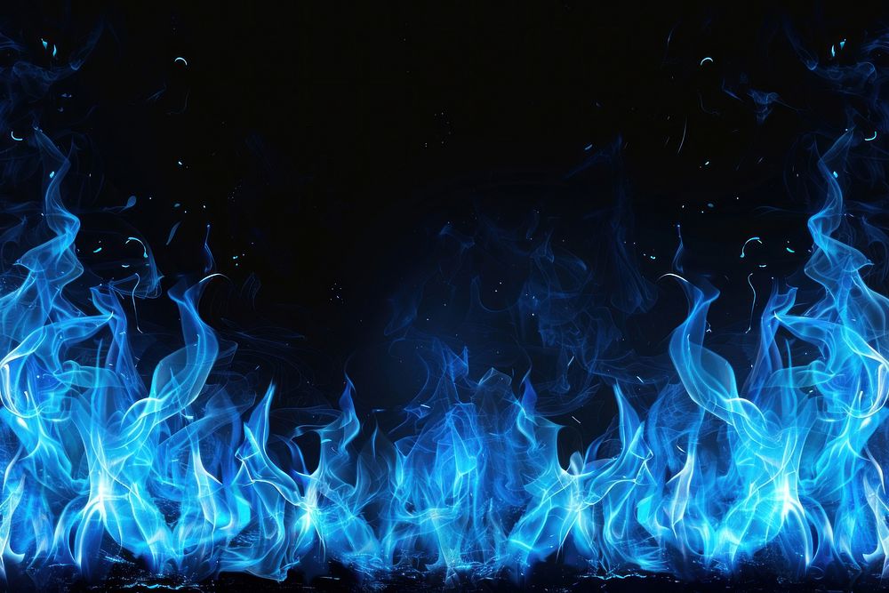 Blue flames abstract dark background | Free Photo - rawpixel