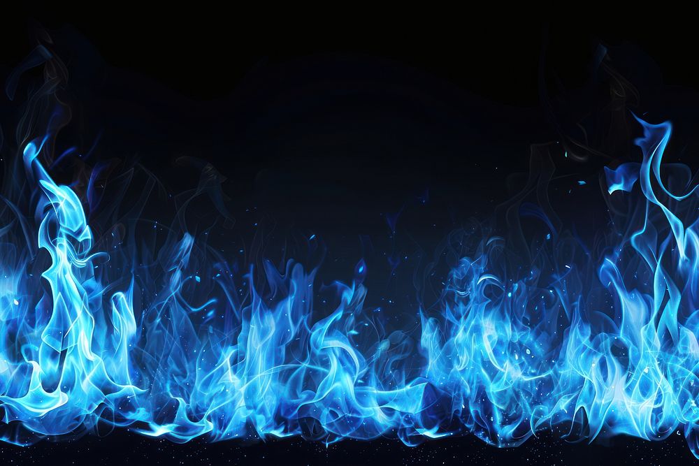 Vibrant blue flames background | Free Photo - rawpixel