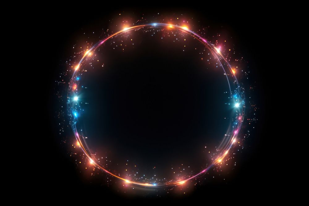 Glowing circular light effect illustration | Free Photo Illustration ...