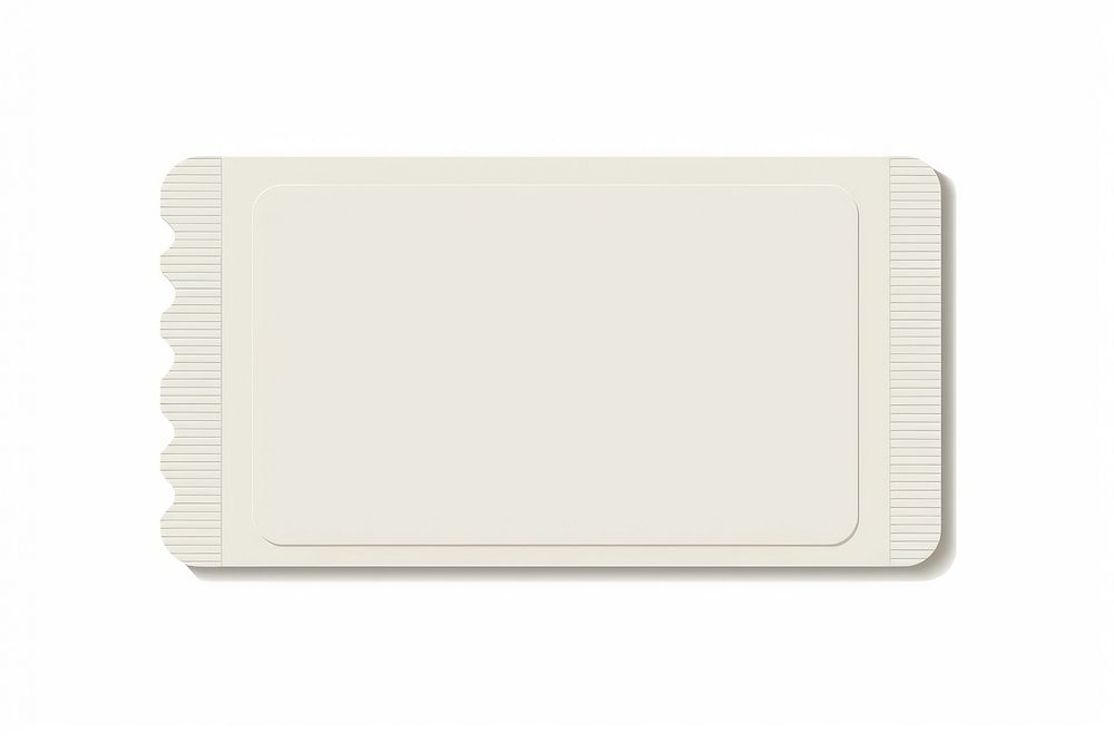 Blank rectangular ticket illustration | Free Photo Illustration - rawpixel