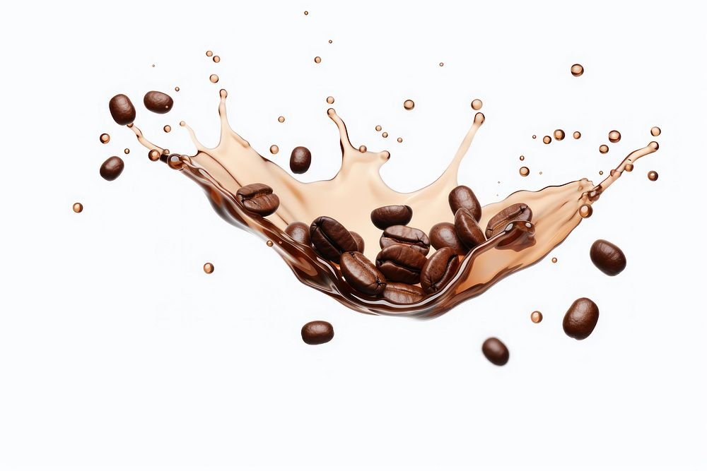 Coffee beans splash art | Free Photo - rawpixel