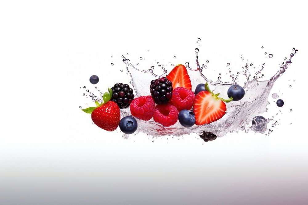 Fresh berries splash water | Free Photo - rawpixel