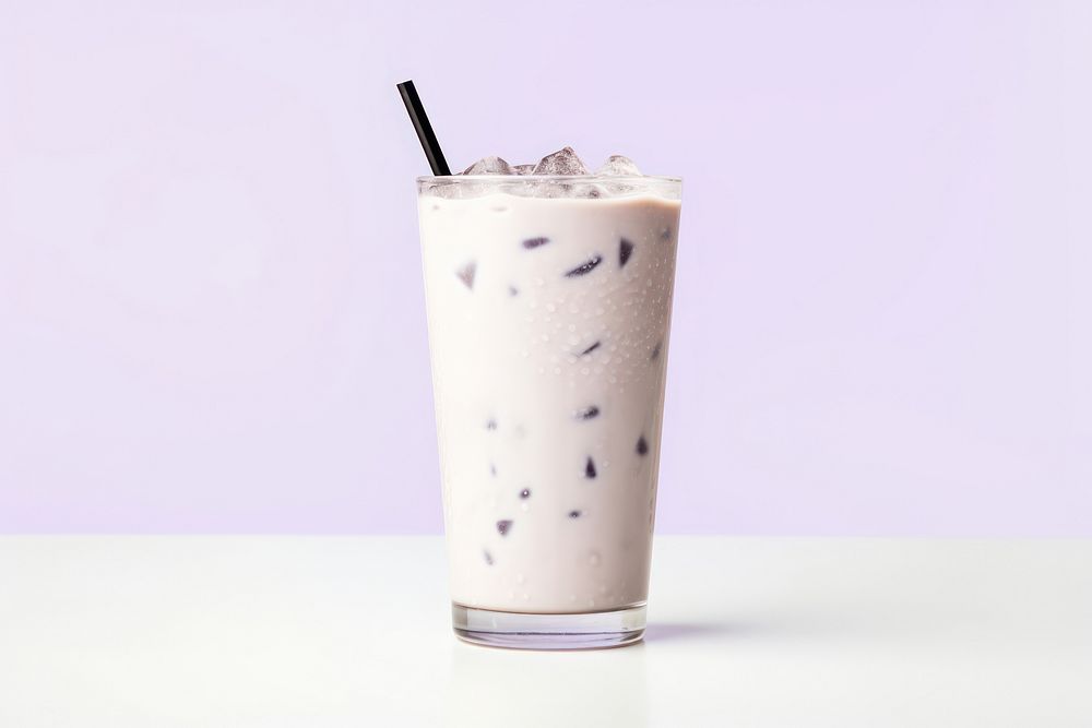 A Glass Of Iced Taro Milk Images | Free Photos, PNG Stickers ...