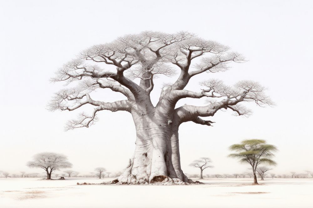 Majestic baobab tree landscape | Free Photo - rawpixel