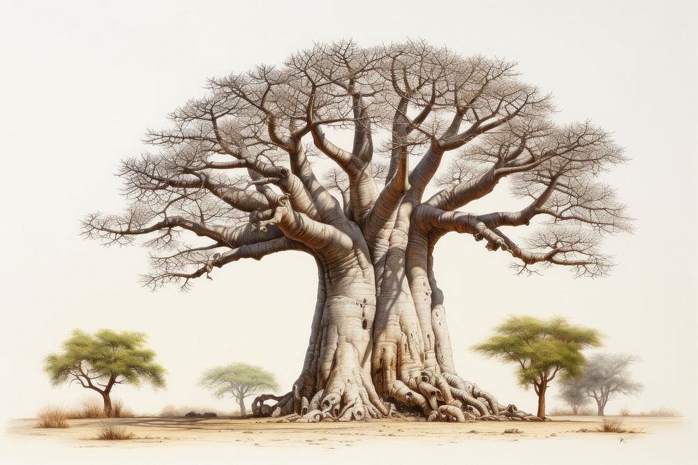 Majestic baobab tree landscape | Free Photo - rawpixel