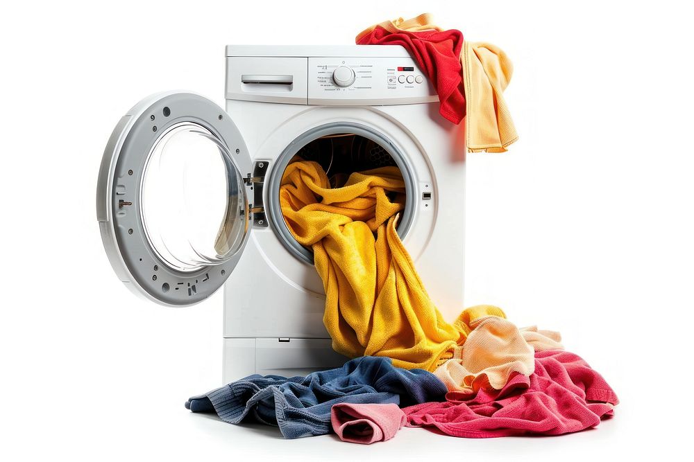 Colorful laundry in washing machine | Free Photo - rawpixel