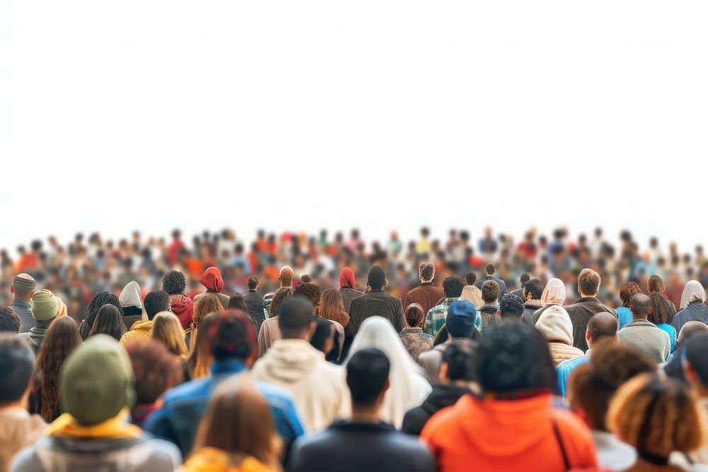 Diverse crowd facing forward | Premium Photo - rawpixel