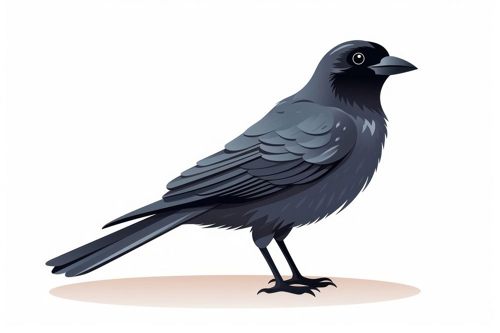 Detailed black bird illustration | Free Photo Illustration - rawpixel