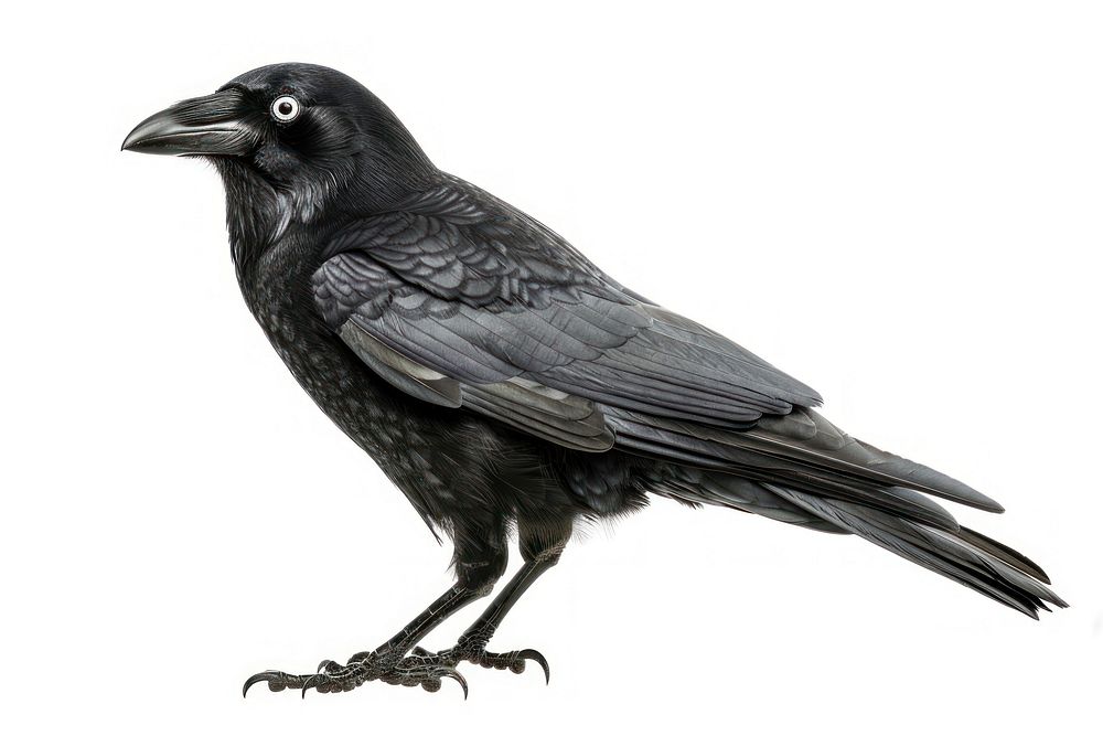 Detailed raven illustration, side view | Free Photo - rawpixel