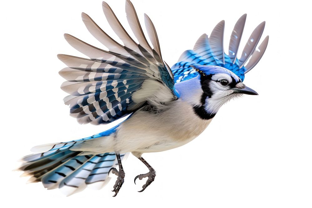 Blue jay bird in flight | Free Photo - rawpixel