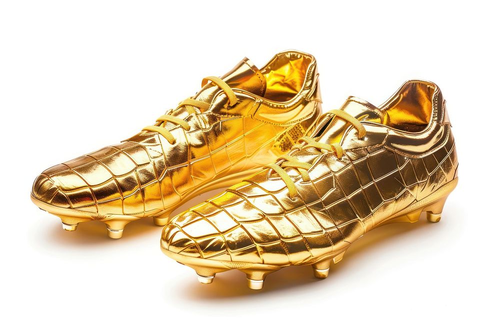Golden luxury soccer cleats | Free Photo - rawpixel