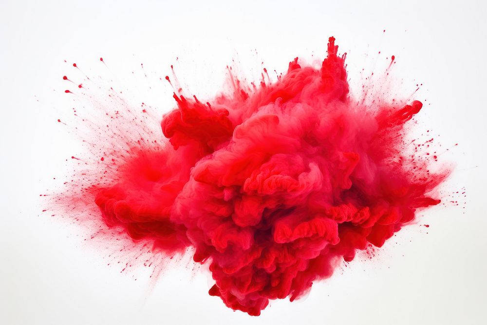 Vibrant red ink explosion art | Free Photo - rawpixel