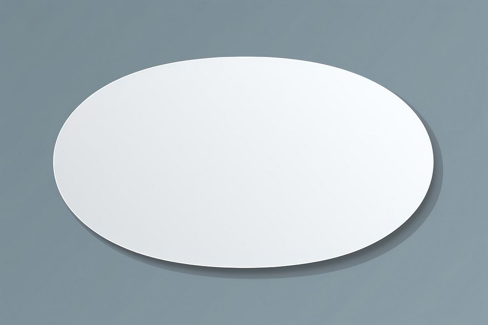 Minimalistic white oval shape | Free Photo Illustration - rawpixel