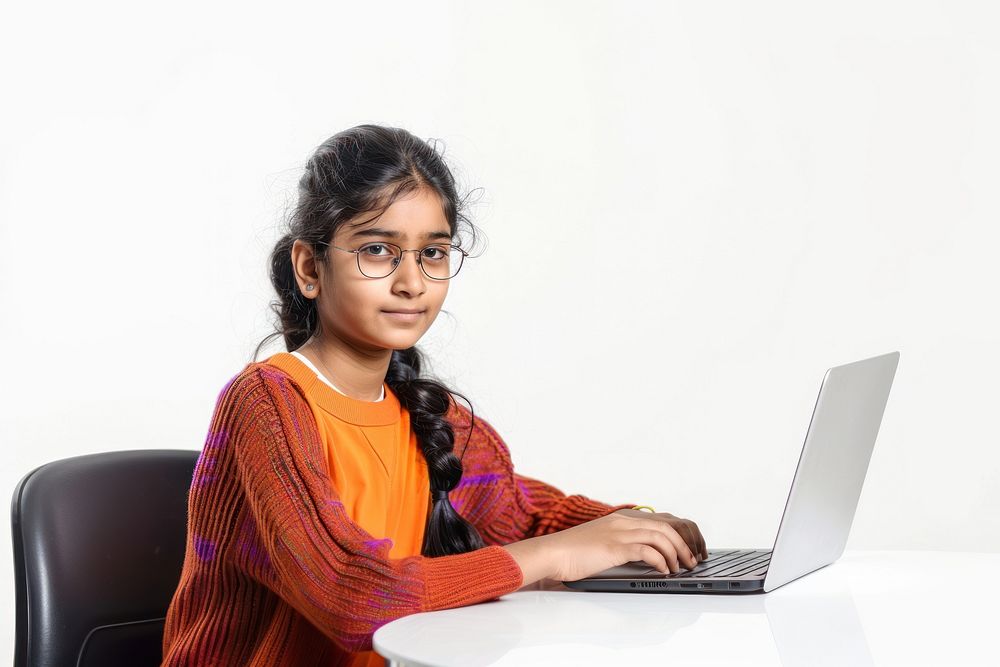 Indian Girl student studying online | Free Photo - rawpixel
