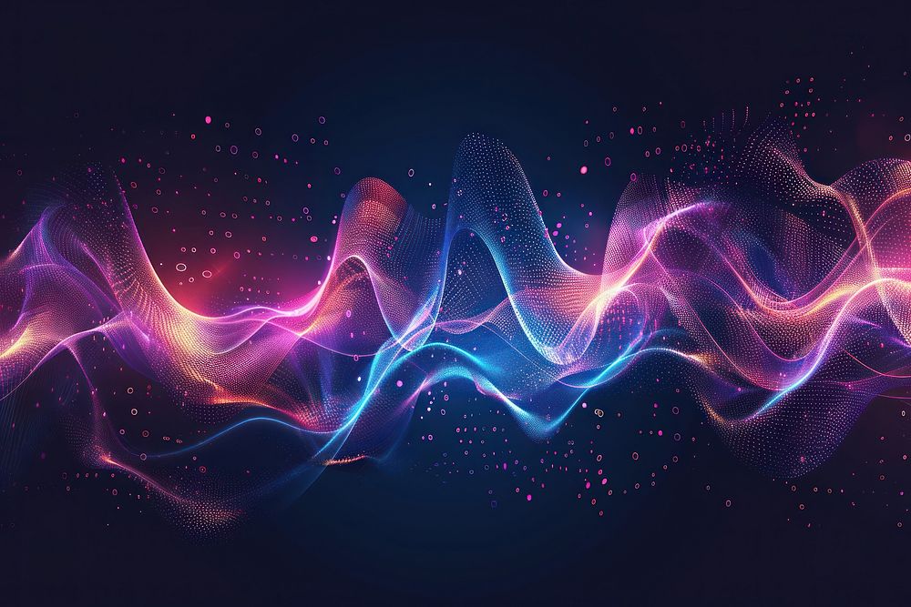 Abstract colorful digital wave art | Free Photo Illustration - rawpixel